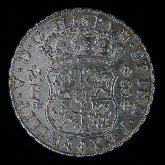 Monedas de México / Monedas Históricas: 8 Reales Felipe V