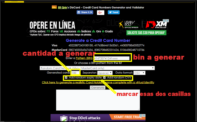 Generadores de CC (BIN)