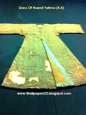 gaddafi: Dress of Hazrat Fatima (R.A)