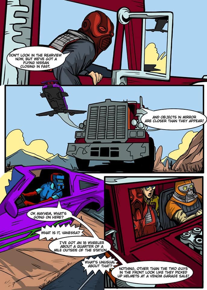 Read the First Issue of the New Fan-Made 'M.A.S.K. 85' Comic Book!