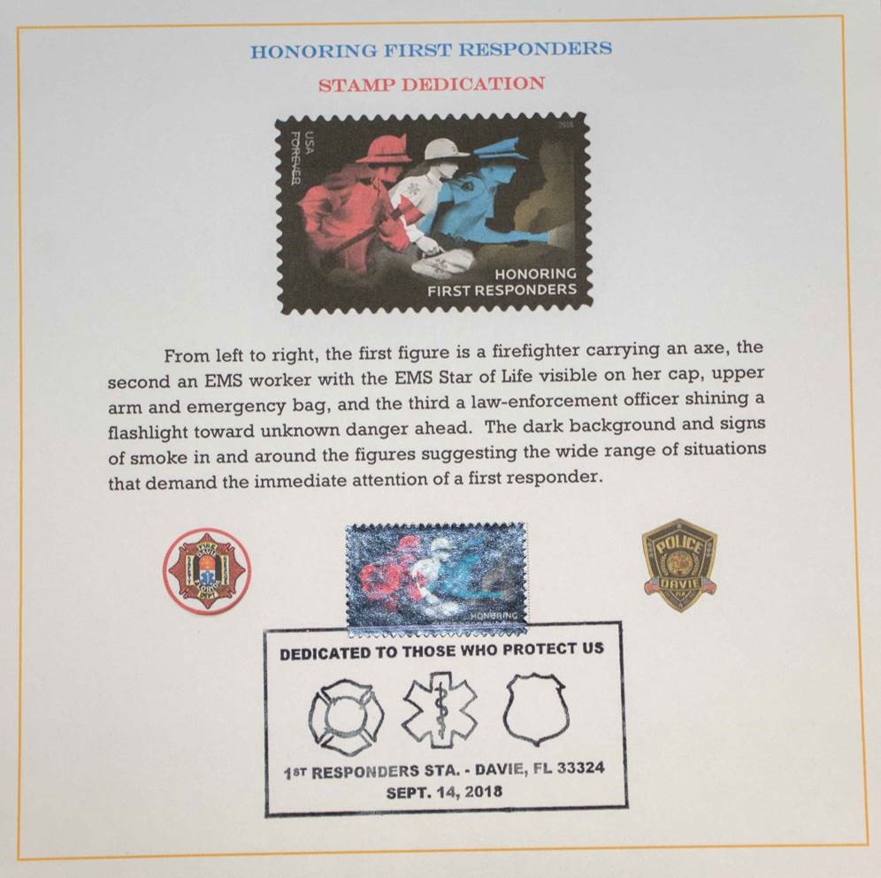 South Florida Postal Blog: Honoring First Responders in Davie South Florida Postal Blog: Honoring First Responders in Davie