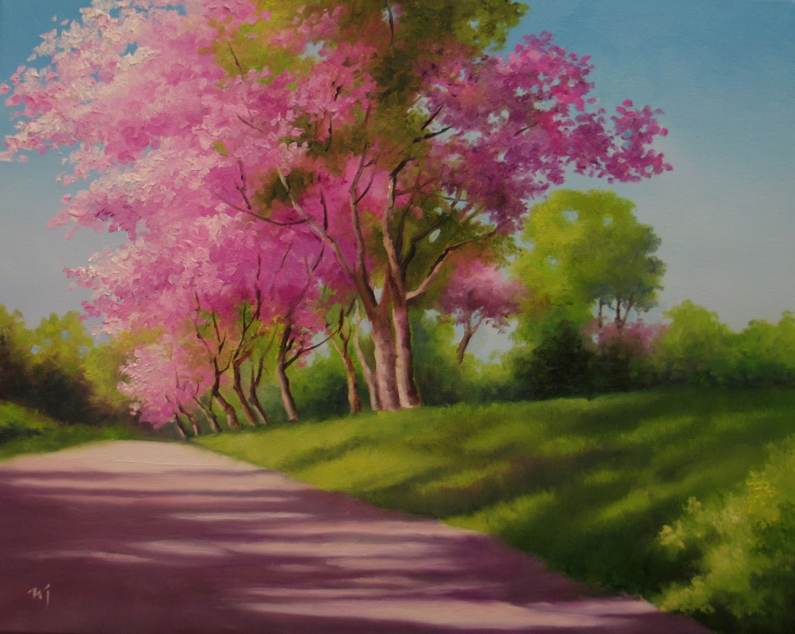 Nel's Everyday Painting: In the Time of Blossoms - SOLD