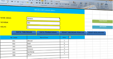 Aplikasi Tabungan Siswa Basis Excel Semua Jenjang Sekolah - Berkas Guru