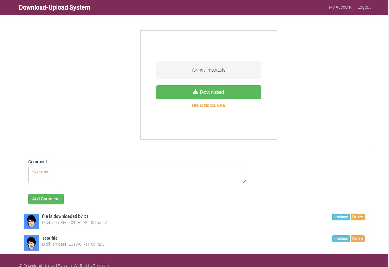 Source Code Aplikasi Downloadupload File Berbasis Web Responsive Source Code 0889