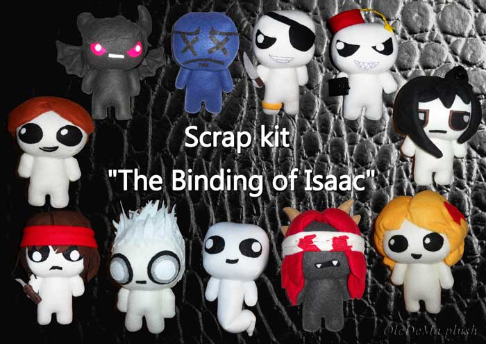 Scrap kit ''The Binding of Isaac plush''