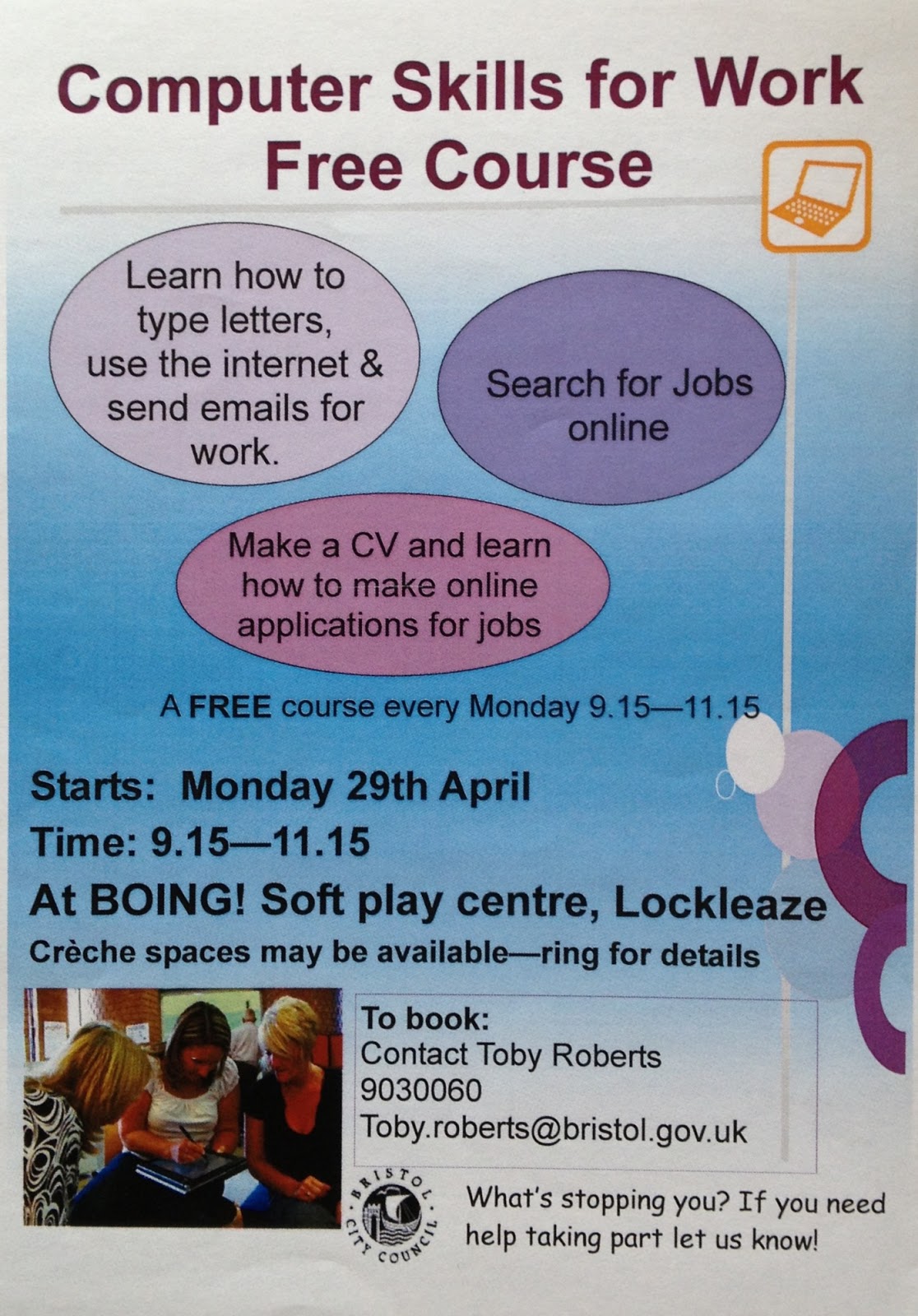 In This Together: Computer Skills for Work Course scheduled for end of ...