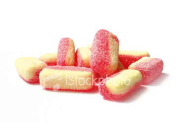 Sophie Wilson//What Is Good?: Concepts: Rhubarb and Custard Sweets.