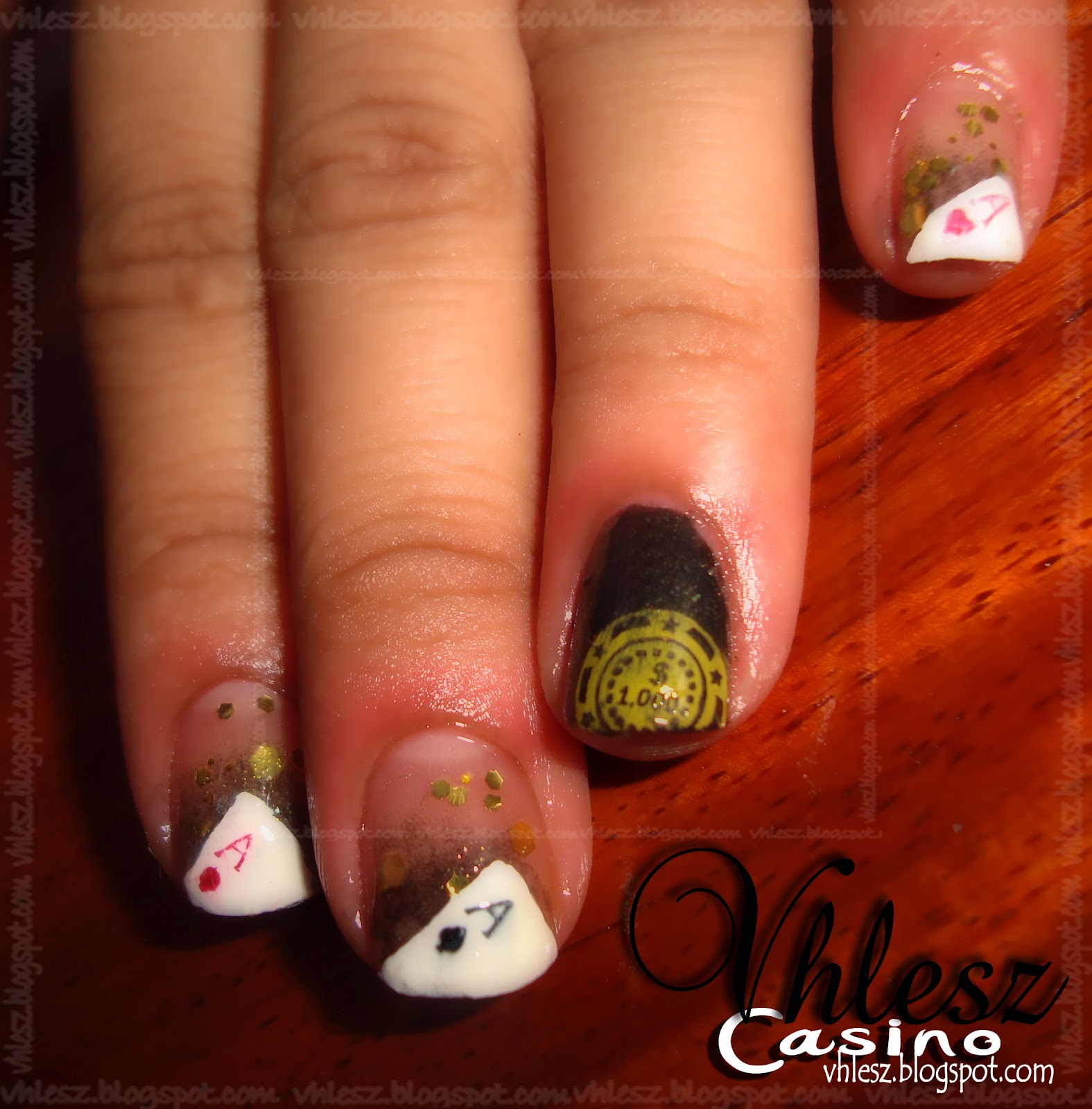 My Colorful Nailart: NOTD: Casino Nails