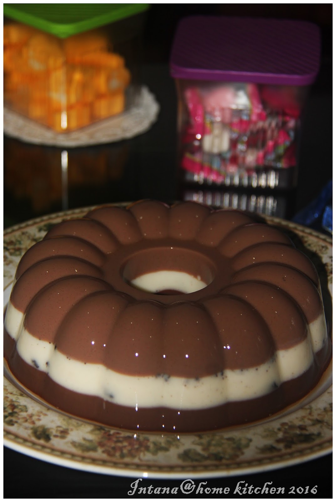 Home kitchen: Puding Coklat Milo Oreo