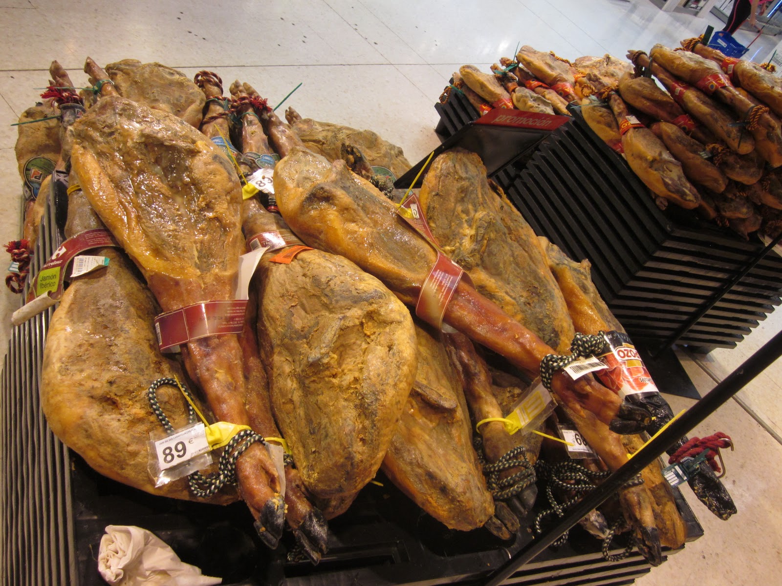 Touching Trees in Spain: Jamon, jamon and more jamon