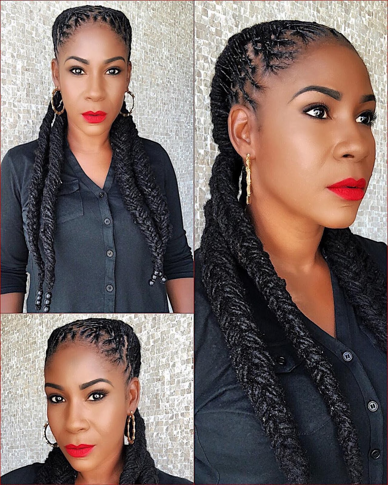 Holiday Loc Hairstyle Inspiration: Christmas | Sisterlocked
