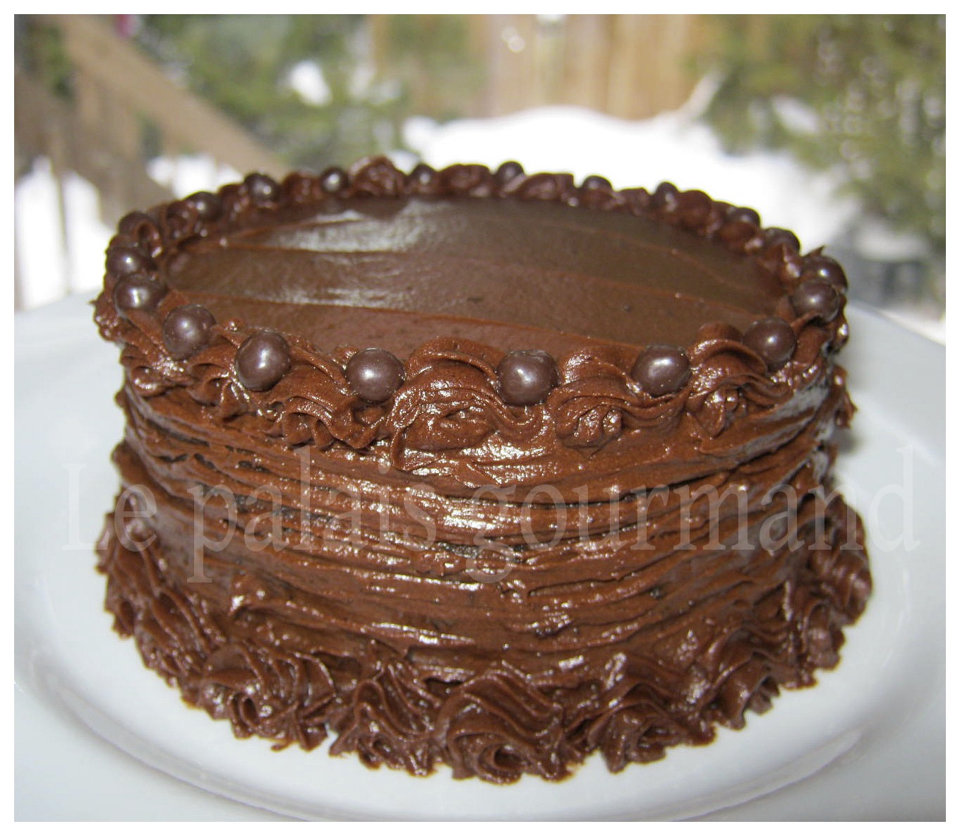 Le palais gourmand: Glaçage au chocolat