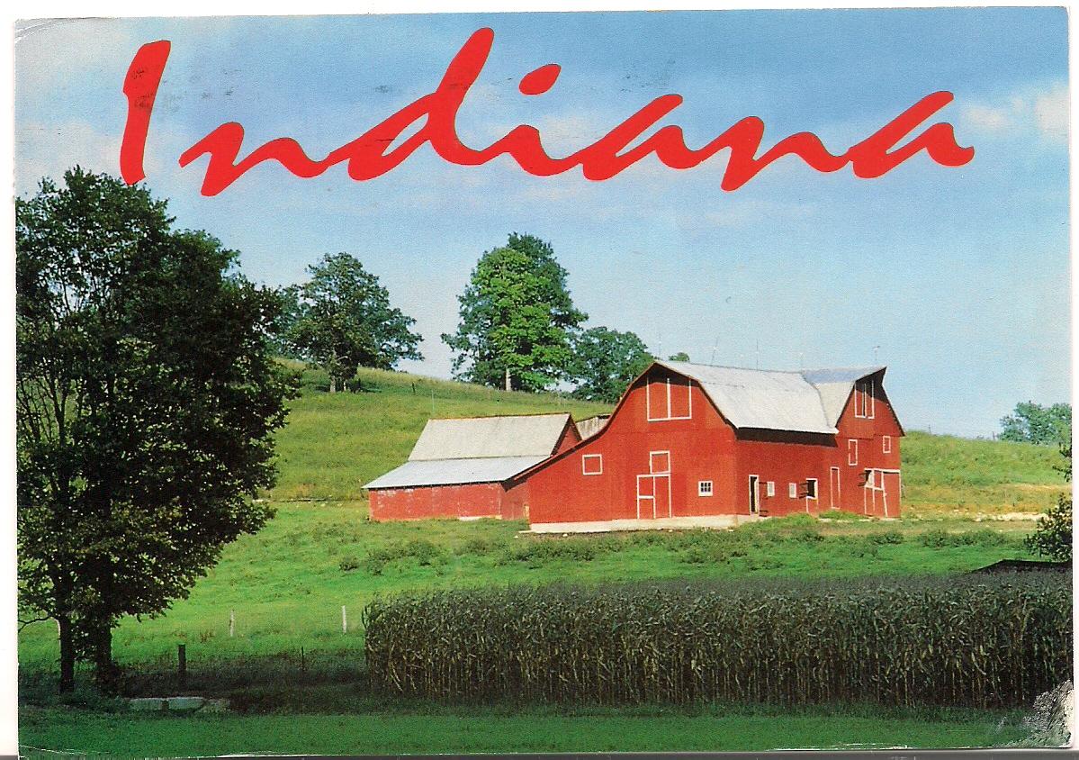 postcards2lufra: Indiana Farm Scene