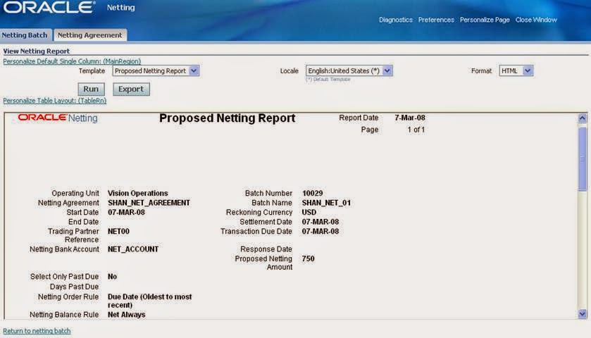 Oracle Applications Oracle Apar Netting Setups And Process Manual