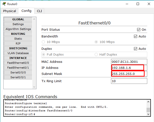 Tutorial Cara Setting Routing Static 5 Router menggunakan Packet Tracer ...