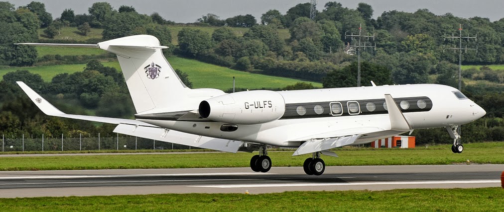 Gulfstreams: Dyson's new G650 arrives