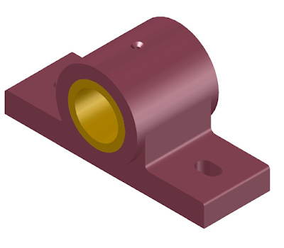 Machine Drawing: Bushed Bearing and Gib and Cotter Joint