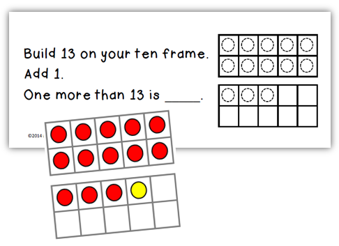 Concrete Learning for One More and One Less | Math Coach's Corner ...