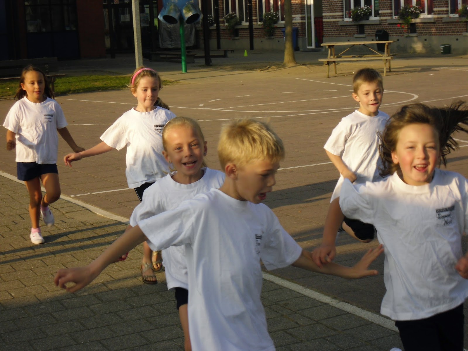 Turnen met meester Patrick