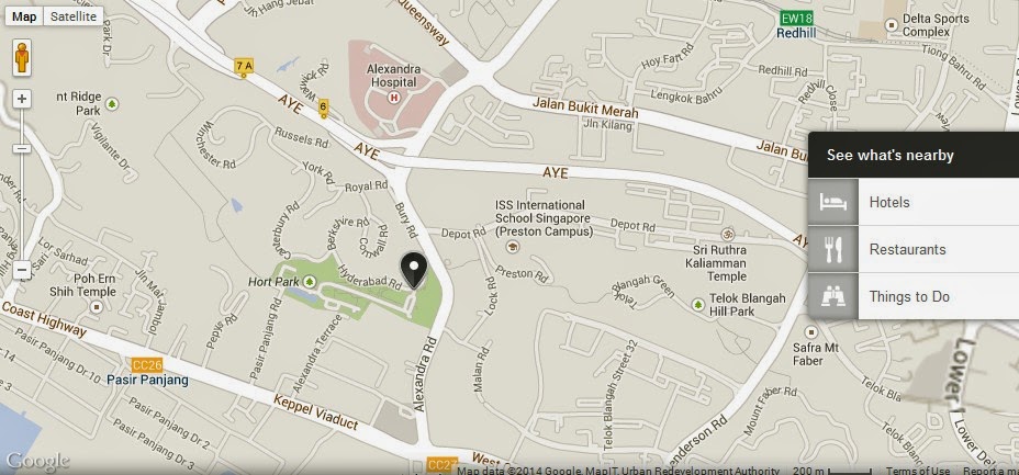 Hort Park Singapore Location Map | Alexandra Meier