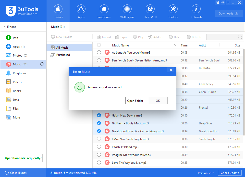 3uTools: Best iTunes Alternative to Transfer iPhone Music to PC