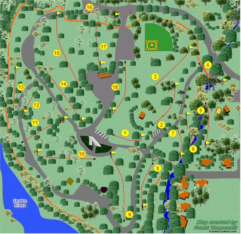 Dates in Idaho Falls: Frisbee Golf- Freeman Park