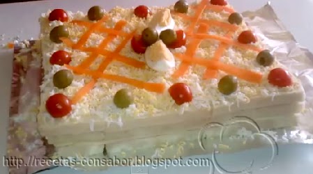 Recetas de mi tierra: Sanduchón o tarta sandwich