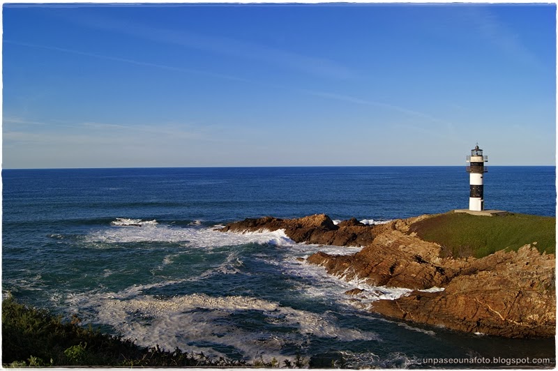 Un paseo,una foto: Faro Illa Pancha. Ribadeo (Lugo)