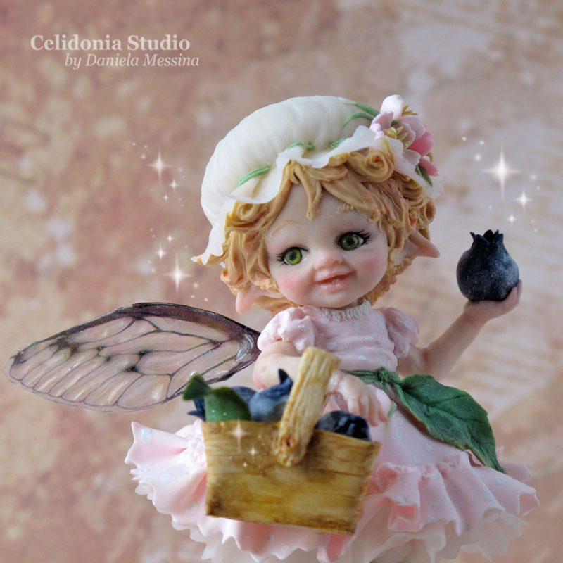 Blueberry Fairy - Fatina e tutorial sulle Ali