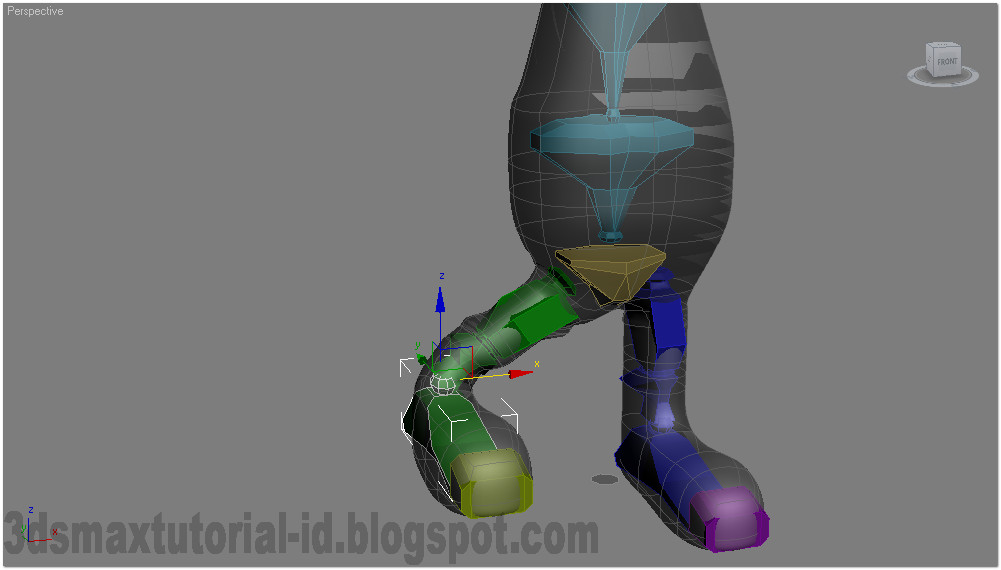Memasang Biped Pada Alien (3ds Max Rigging Tutorial) ~ 3ds Max Tutorial ...