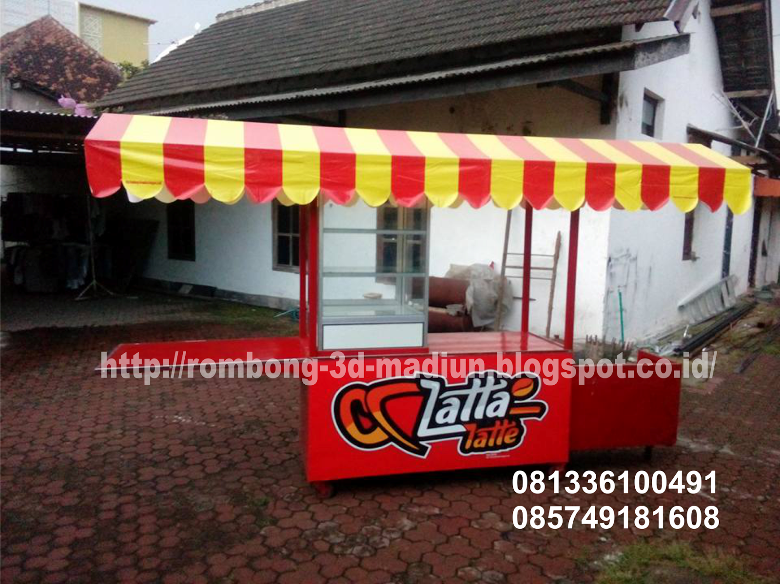 ROMBONG / GROBAK / GEROBAK 3D: ROMBONG LATTA LATTE (Cafe kaki lima Modern)