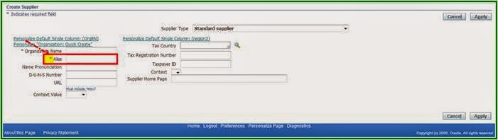 Oracle Applications Oracle Application Framework Oaf Personalizations