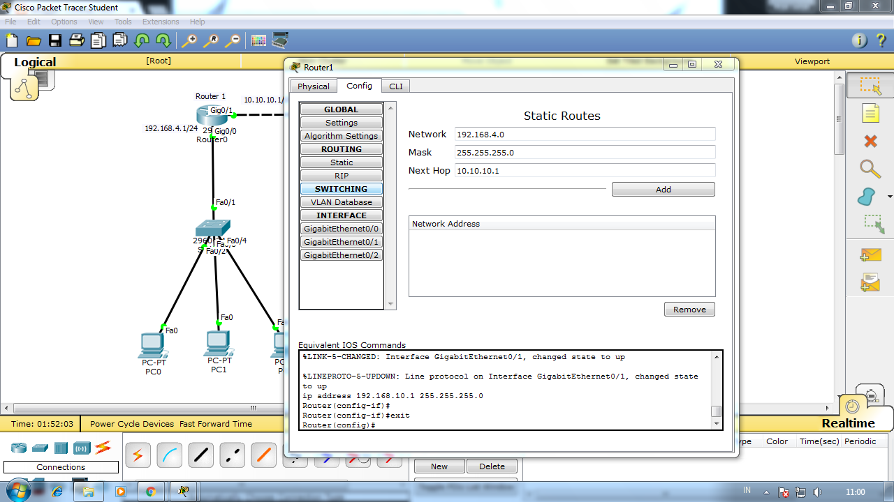 Cara Membuat Static Routing di Cisco Packet Tracer | Ahmad Faizin ... Cara Membuat Static Routing di Cisco Packet Tracer | Ahmad Faizin ...