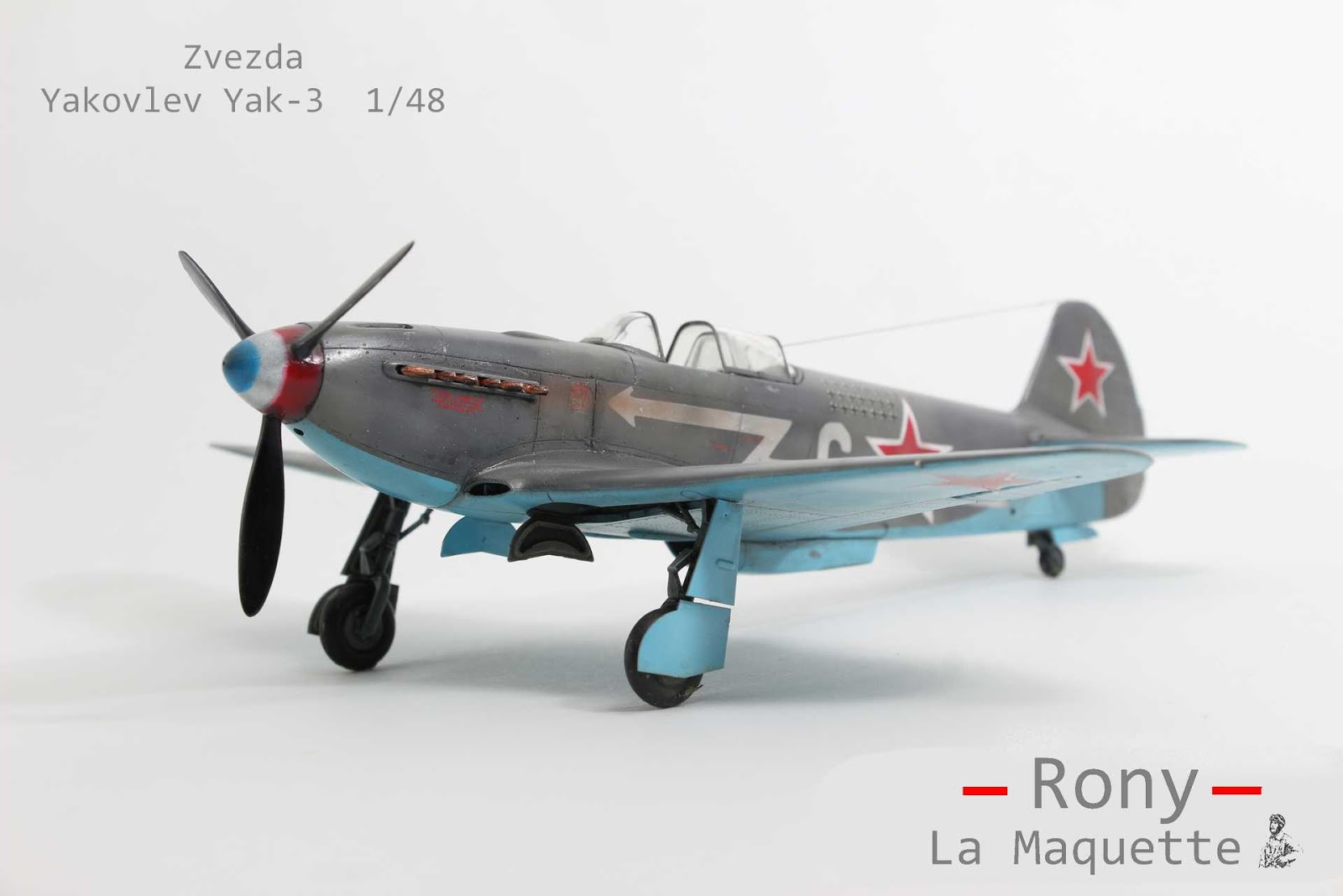 Maquette du Yak 3 de Zvezda au 1/48. | Rony La Maquette