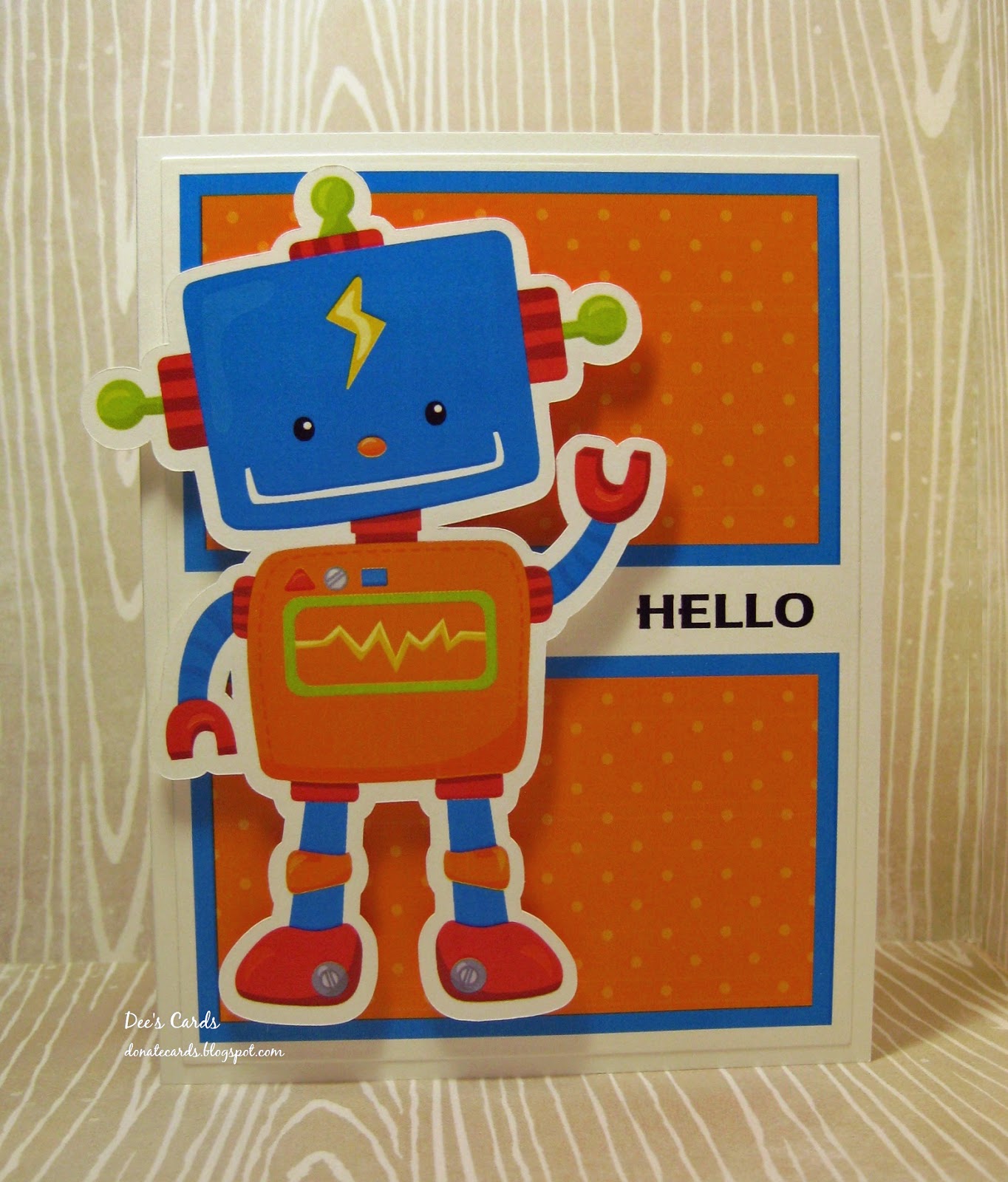 Dee's Cards : Robot Card
