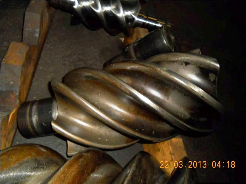 Refrigeration and Airconditioning: Damaged Rotor in Screw Compressors