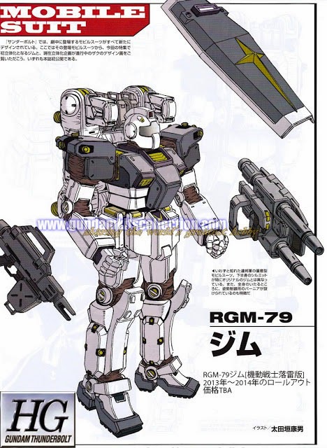 HGGT 1/144 Gundam Thunderbolt Model kits