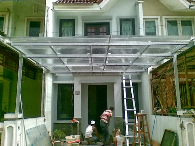 CANOPY MINIMALIS KARAWANG: Percantik rumah dengan canopy bajaringan ...