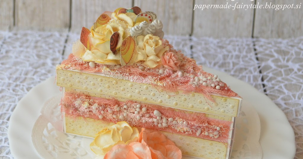Wild Orchid Crafts: Birthday exploding cake slice