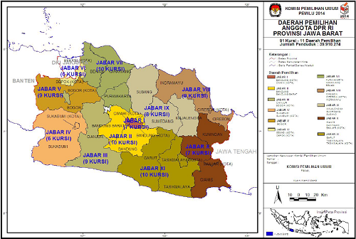 Segalanya tentang Tasikmalaya: Caleg DPR Pusat dan Caleg yang Lolos ke Senayan Dapil Jawa Barat 11