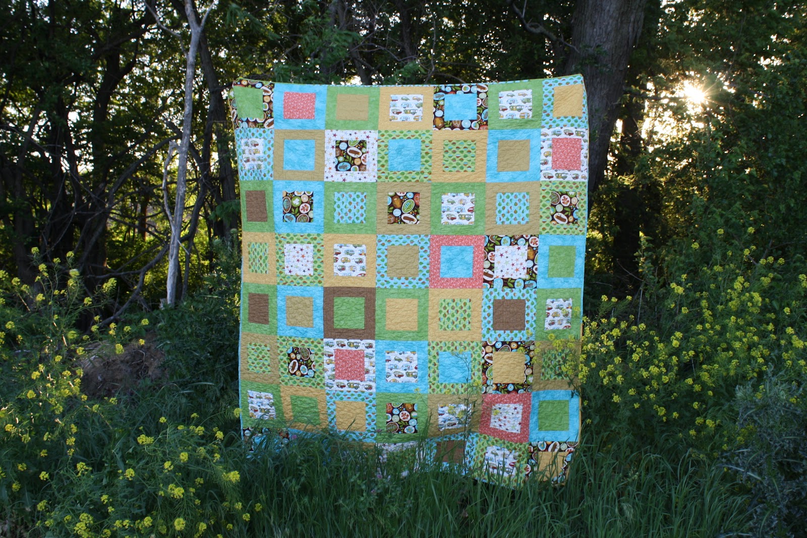 Holly and Olive: Camping Quilt