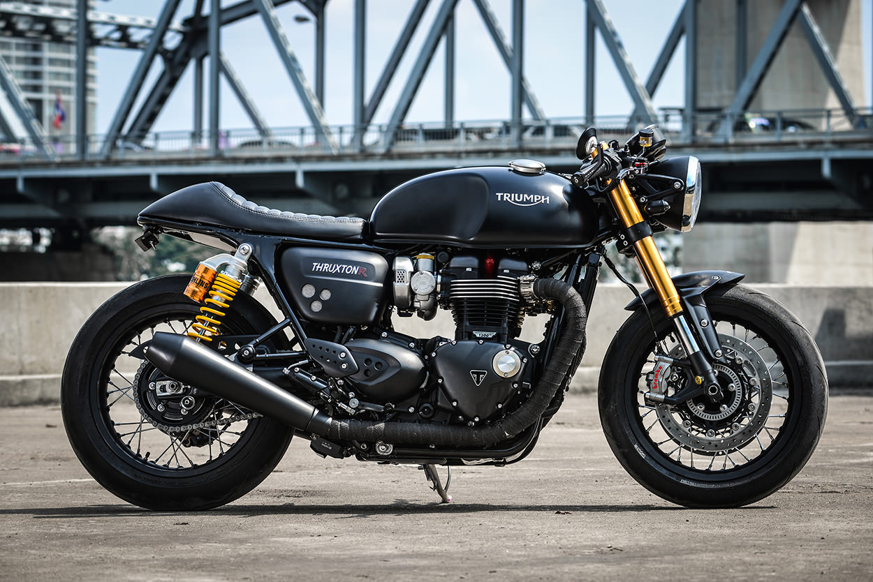 Triumph les classiques: Thruxton R version K-Speed