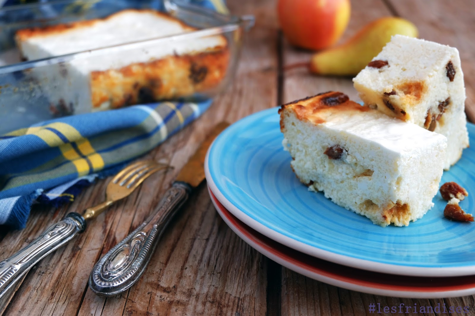 lesfriandises: ZAPEKANKA (SFORMATO DI RICOTTA)