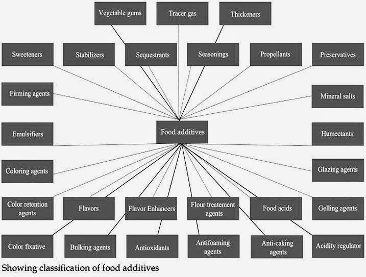 Classification of food additives (Part. 1) - Food Additives Info | All ...
