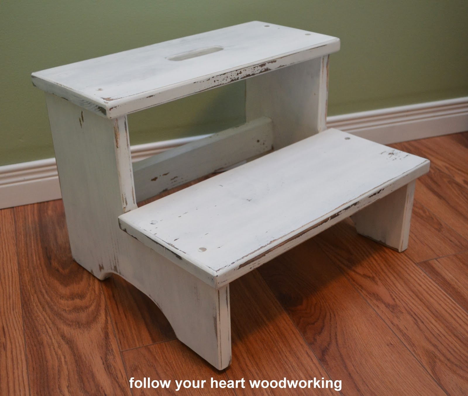 follow your heart woodworking: Building and Finishing a Step Stool - Part 2