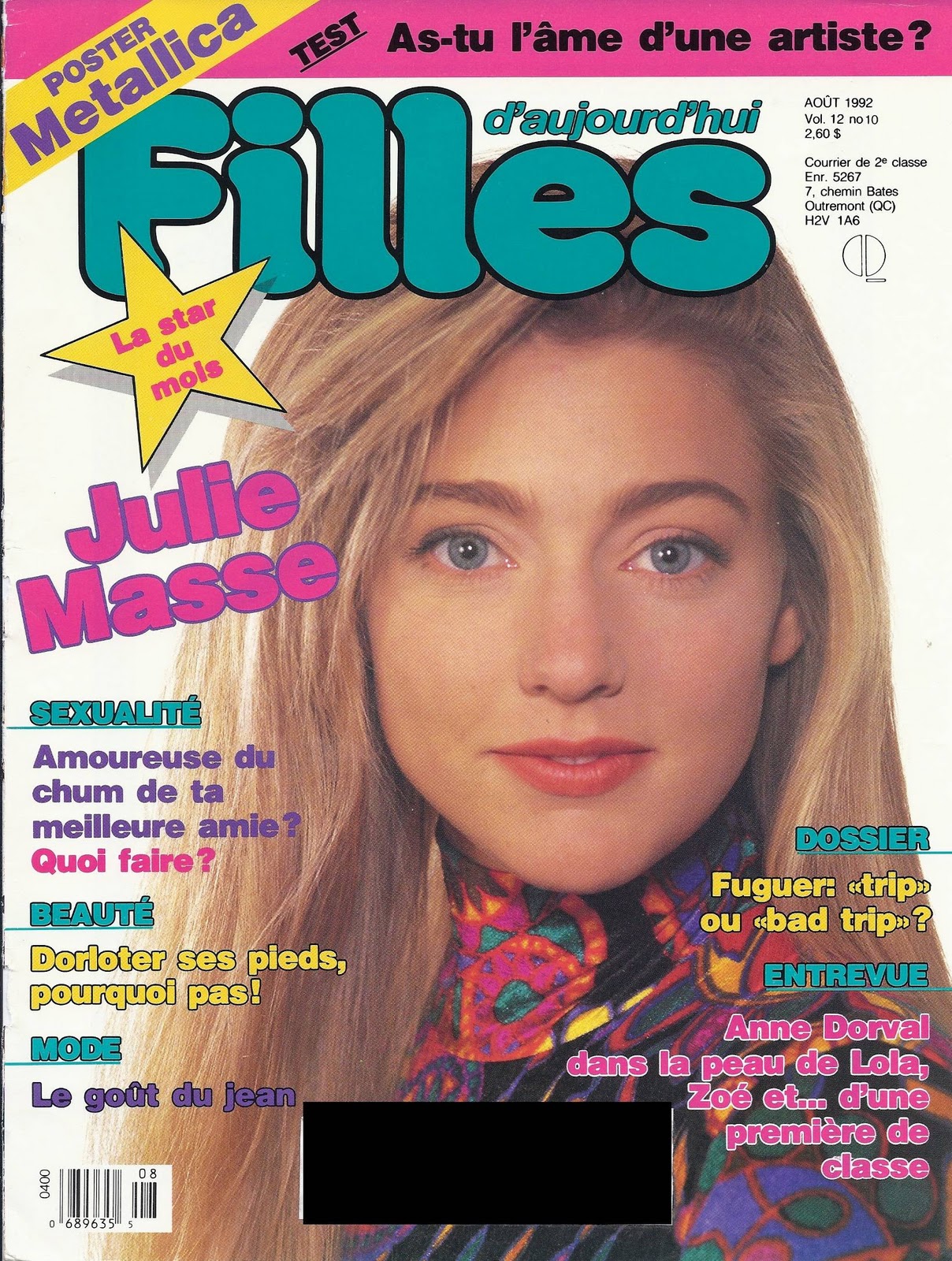 Lily The Mouse Of Heart: Filles d'aujourd'hui - août 1992