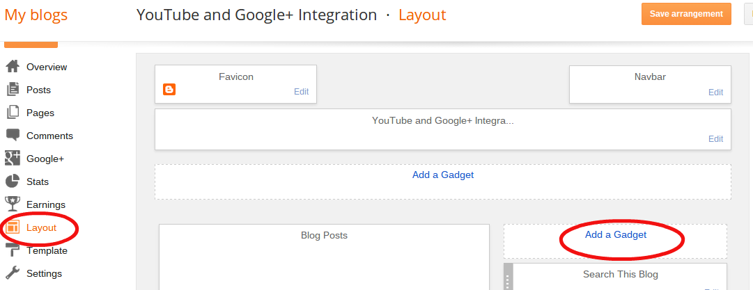 Blogger Pages Gadget: Add a menu to your blog