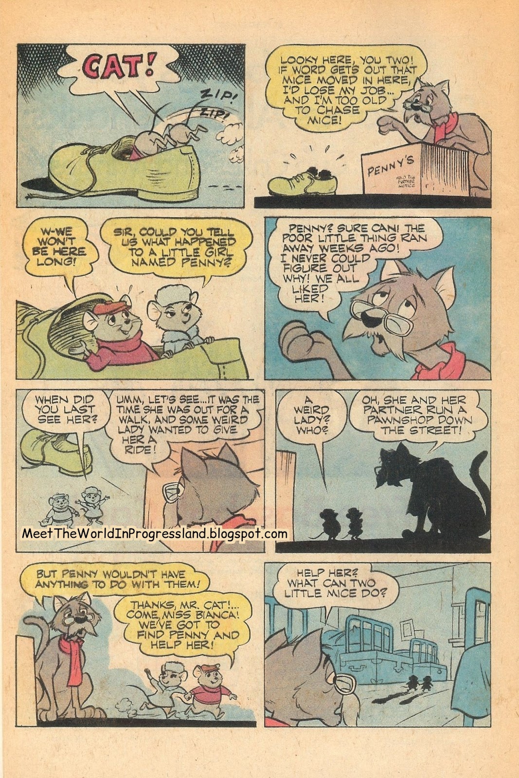 Meet The World: Walt Disney Productions' The Rescuers