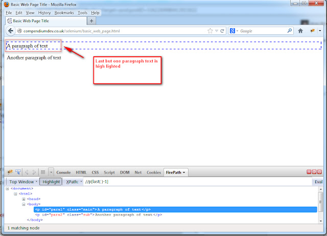 Selenium By Arun 333 Last Xpath Function