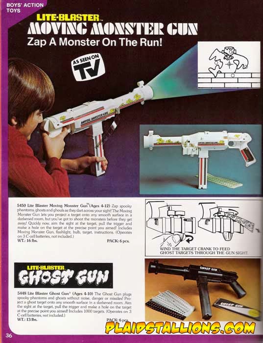 The Haunted Closet: Hasbro Ghost Gun Target Book (1974)
